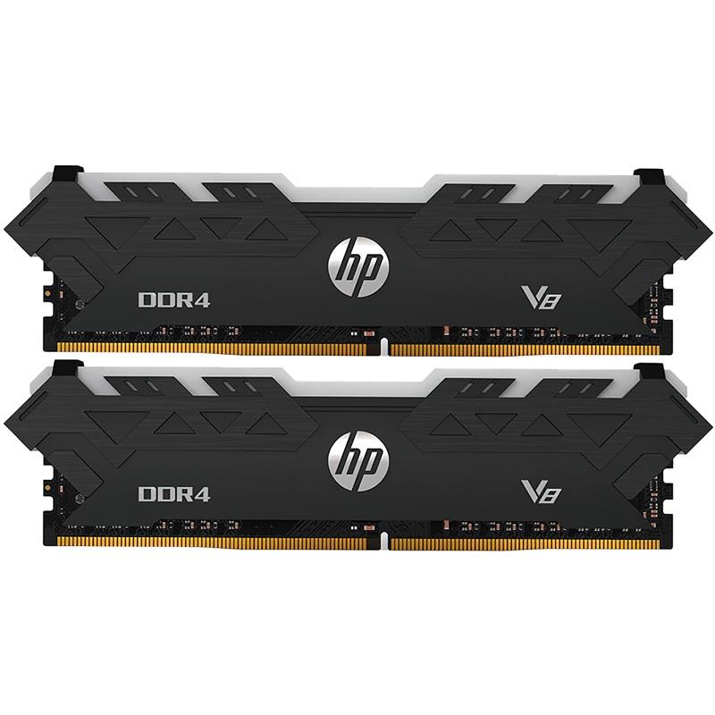 Memoria Ram HP V8 16GB 3600 Mhz DDR4 Black RGB (2X8)