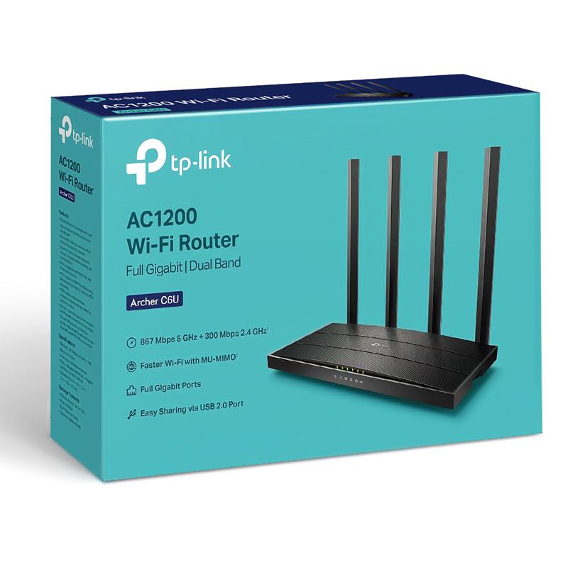Router Tp-Link Archer C6U AC1200 Dual Band