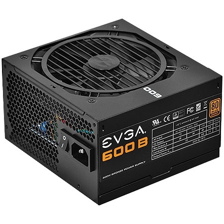 Fuente 600W EVGA 600B 80 PLUS Bronze