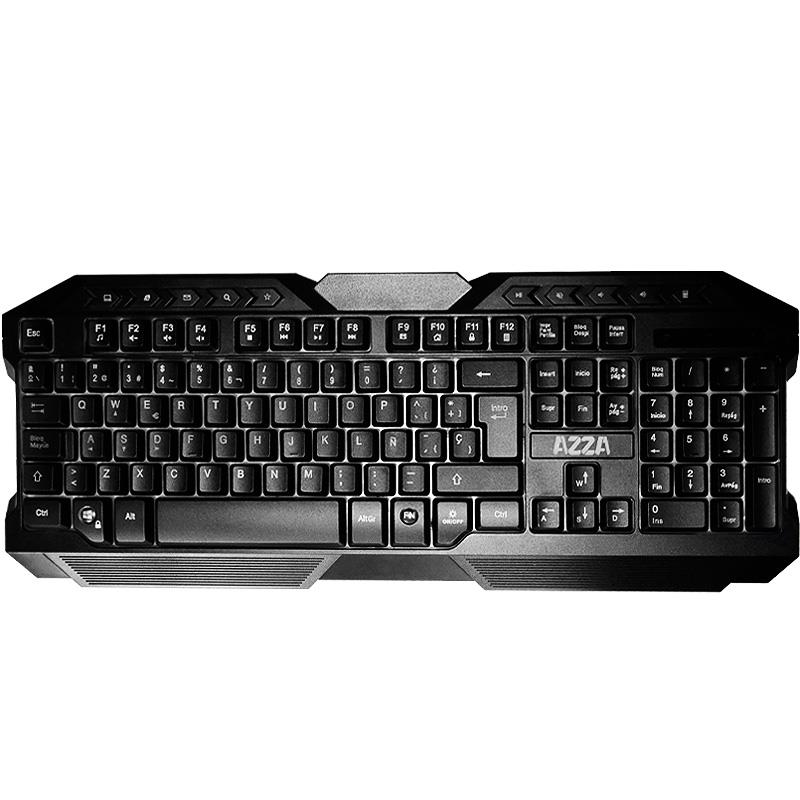 Gabinete Kit Gamer AZZA Fortaleza c/fuente 350w Mouse+Teclado+Parlantes