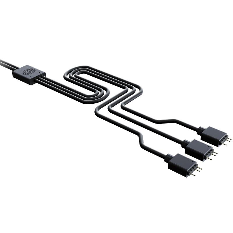 Cable Splitter Cooler Master 1 a 3 Cooler ARGB