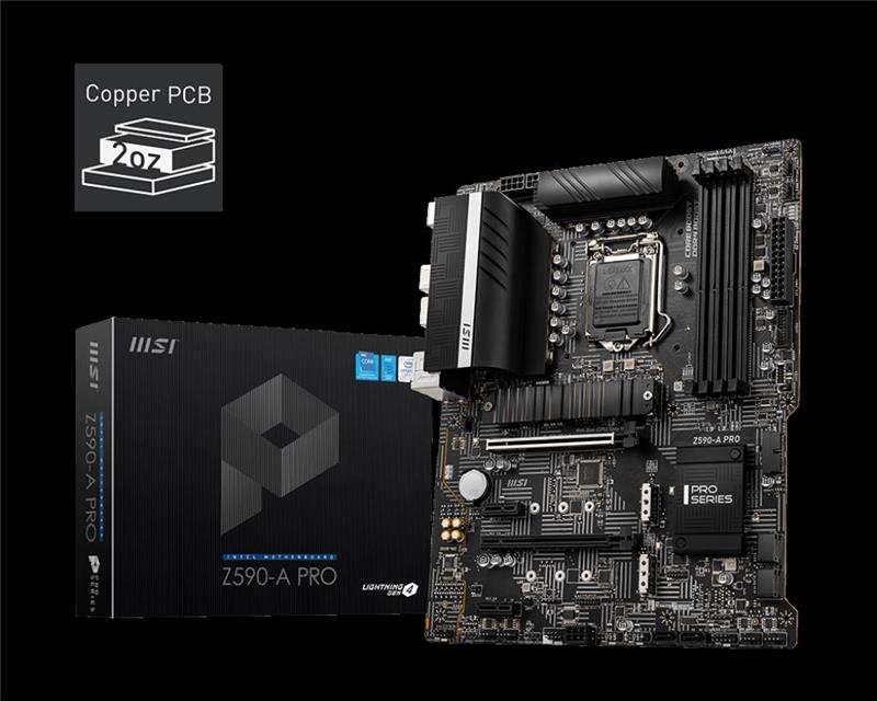 OPEN BOX - Motherboard MSI Z590-A PRO s1200 6 MESES GARANTIA